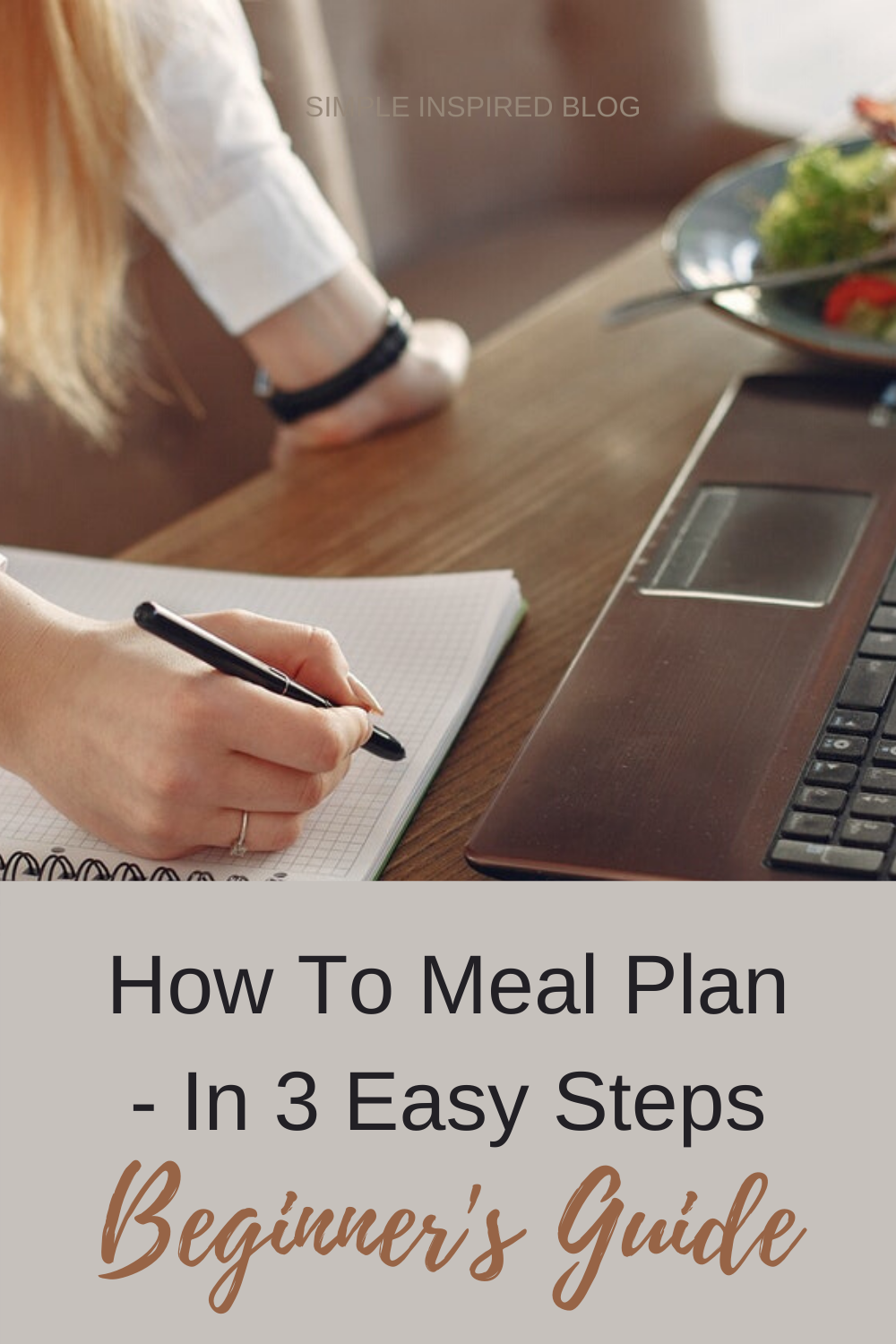 How To Meal Plan - In 3 Easy Steps - Simple Inspired Blog